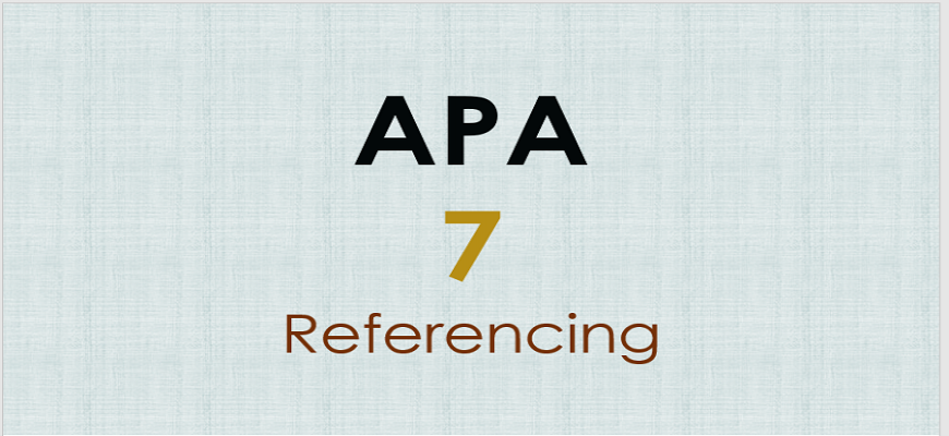 A Quick Guide To APA 7 Referencing AcademicianHelp