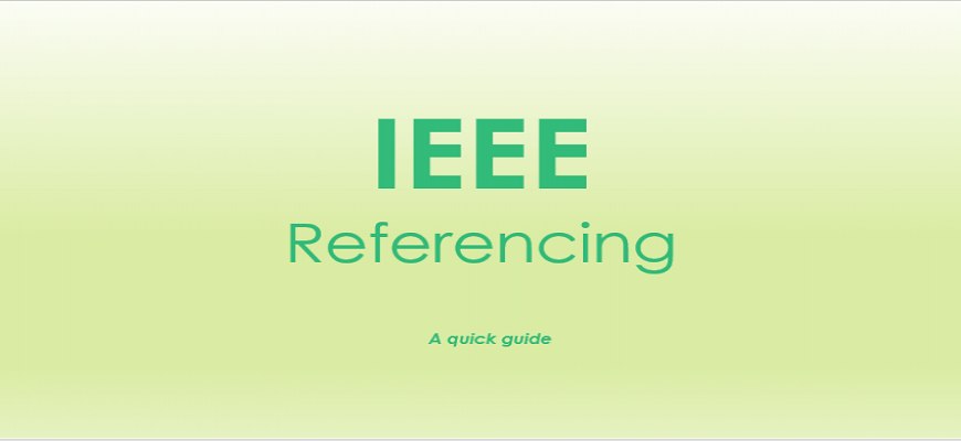 A Quick Guide to IEEE Referencing | AcademicianHelp